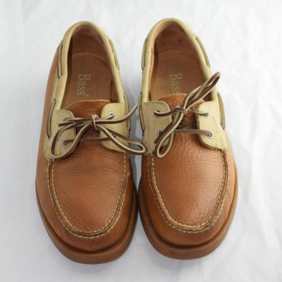 Bass | Shoes | Bass Seafarer Mens Brown Leather Deck Boat Shoes | Poshmark